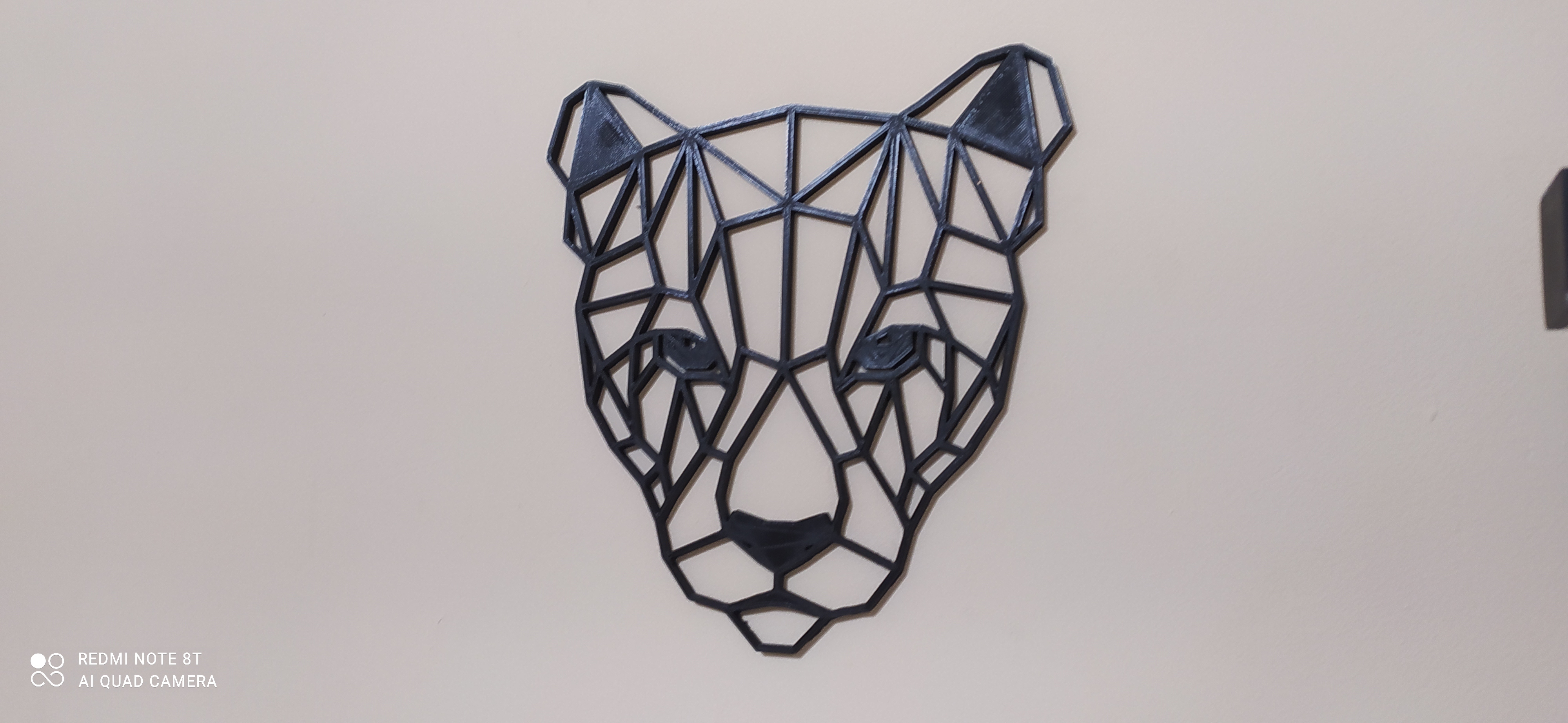 STL file 3D Origami wall hanging - Puma 🏠 ・3D printer model to download ...